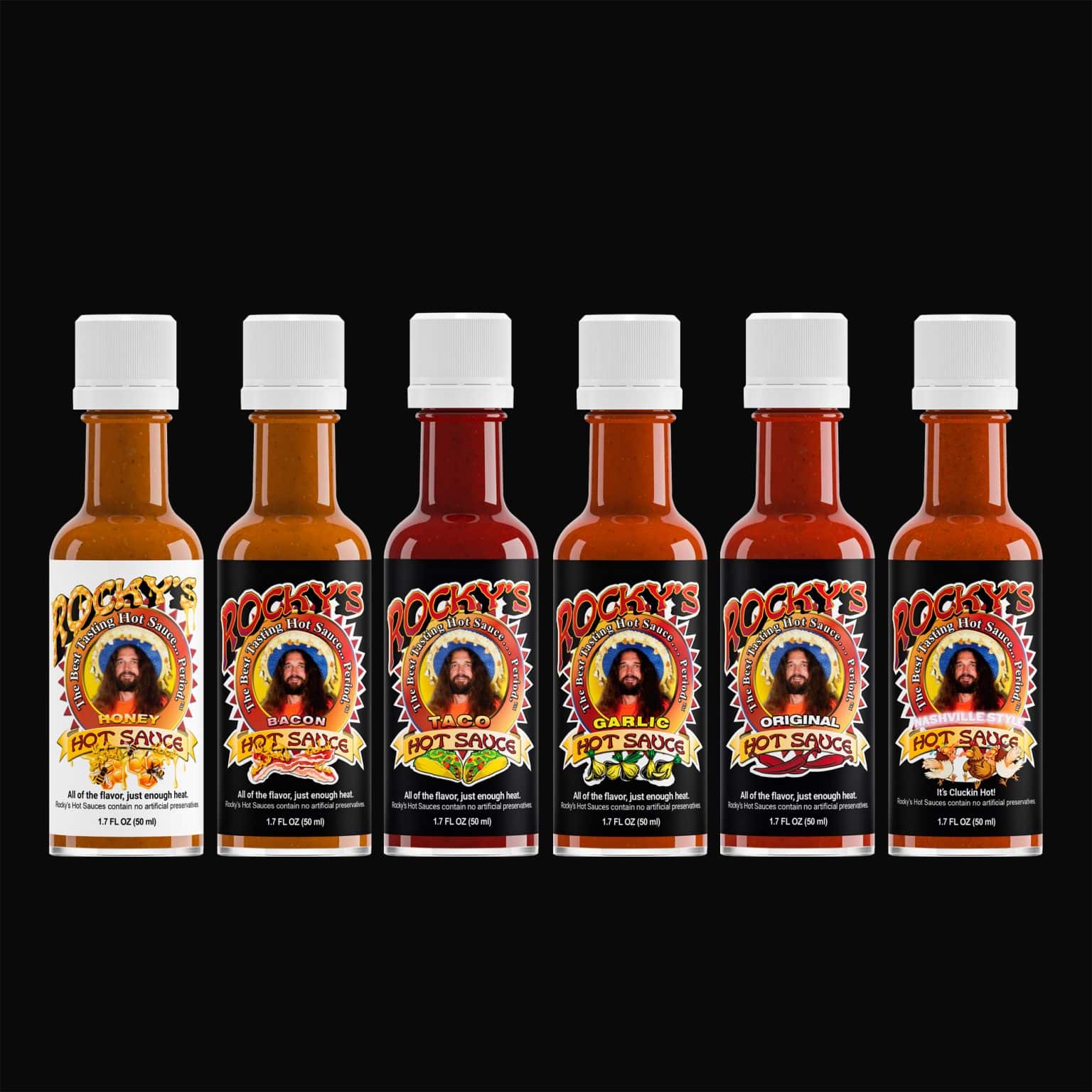 Mini 6-Pack – Rocky's Hot Sauce